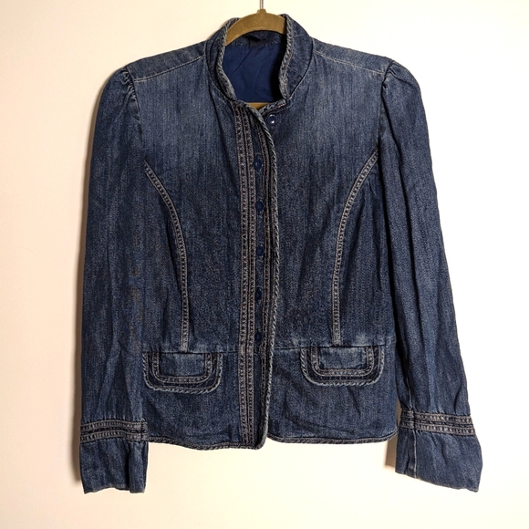 GAP | Jackets & Coats | Vintage 98s Gap Denim Blazer Jacket | Poshmark